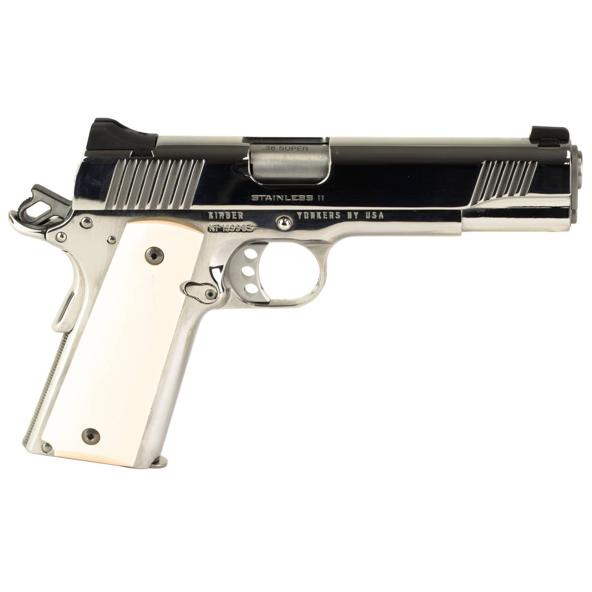 Kimber Mfg.,inc 3200397 High Polished 38 Super 9+1 5” Front Serrations ...