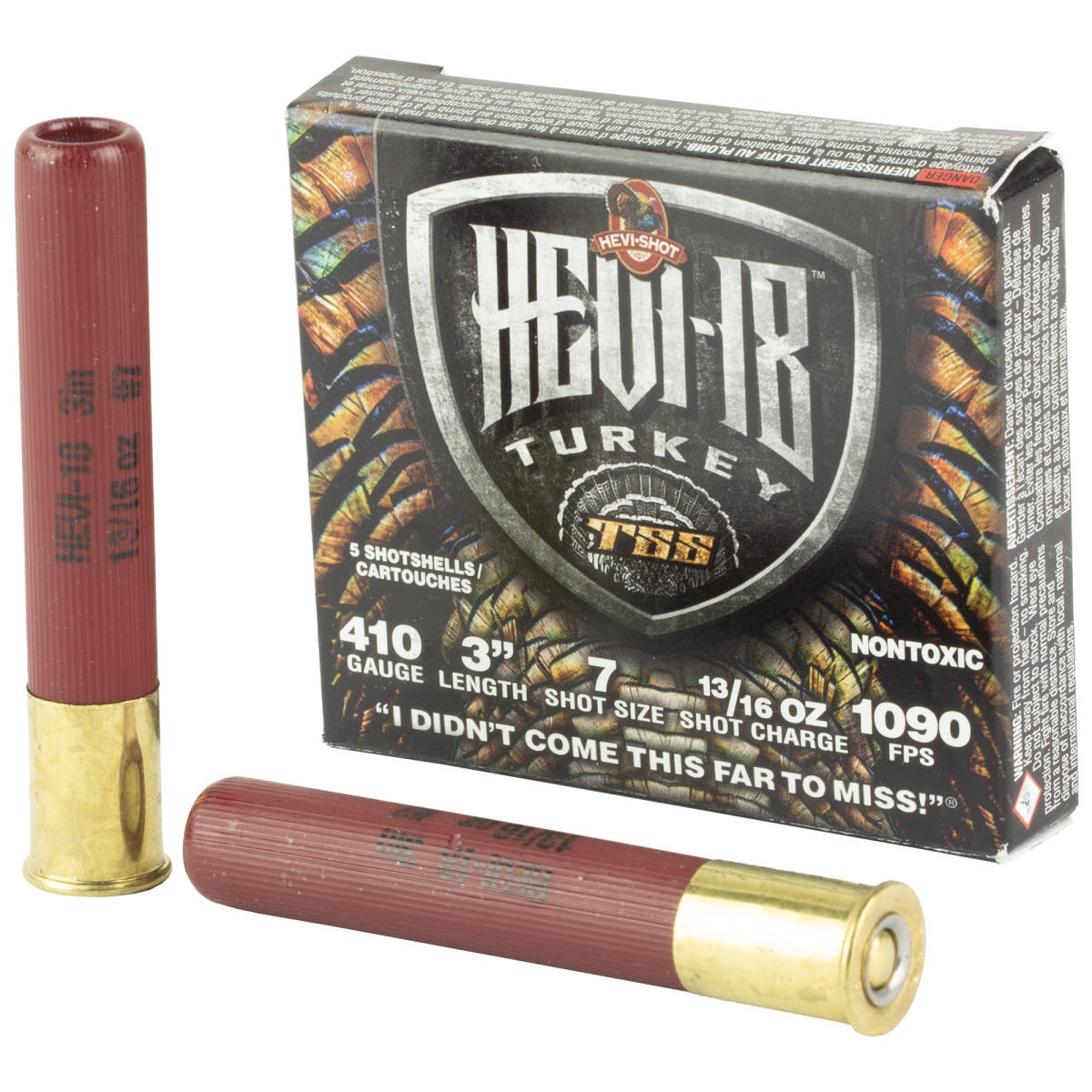 HEVI-Shot HS1007 HEVI-18 TSS Turkey 410Gauge 3” 13/16oz Tungsten 7Shot ...