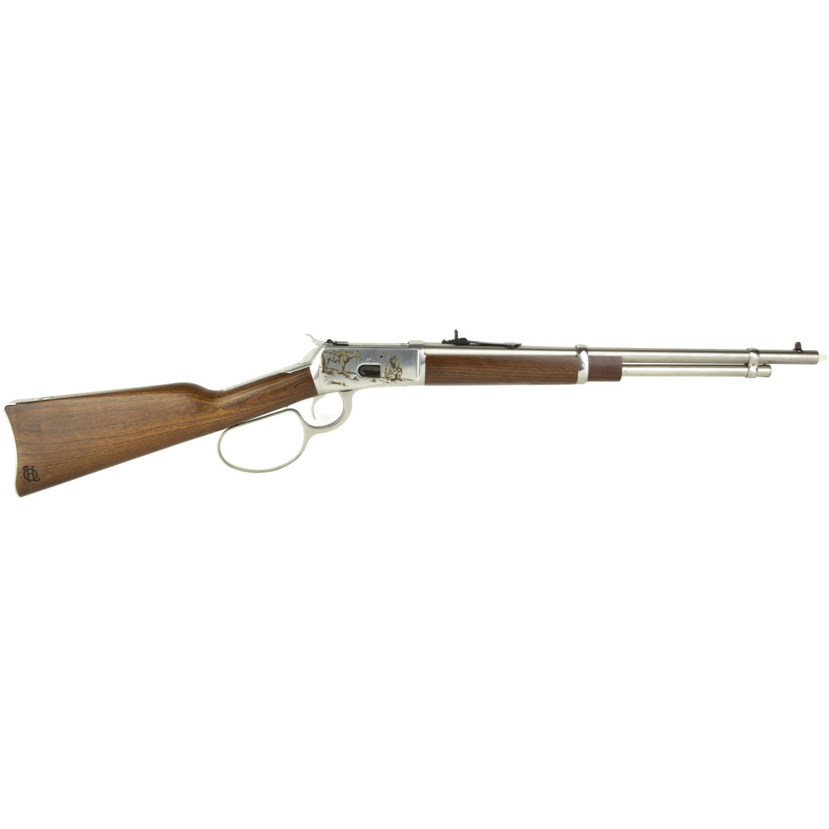 HERITAGE R92 38/357 LEVER 16” BBL STAINLESS HARDWOOD - Lever Action ...
