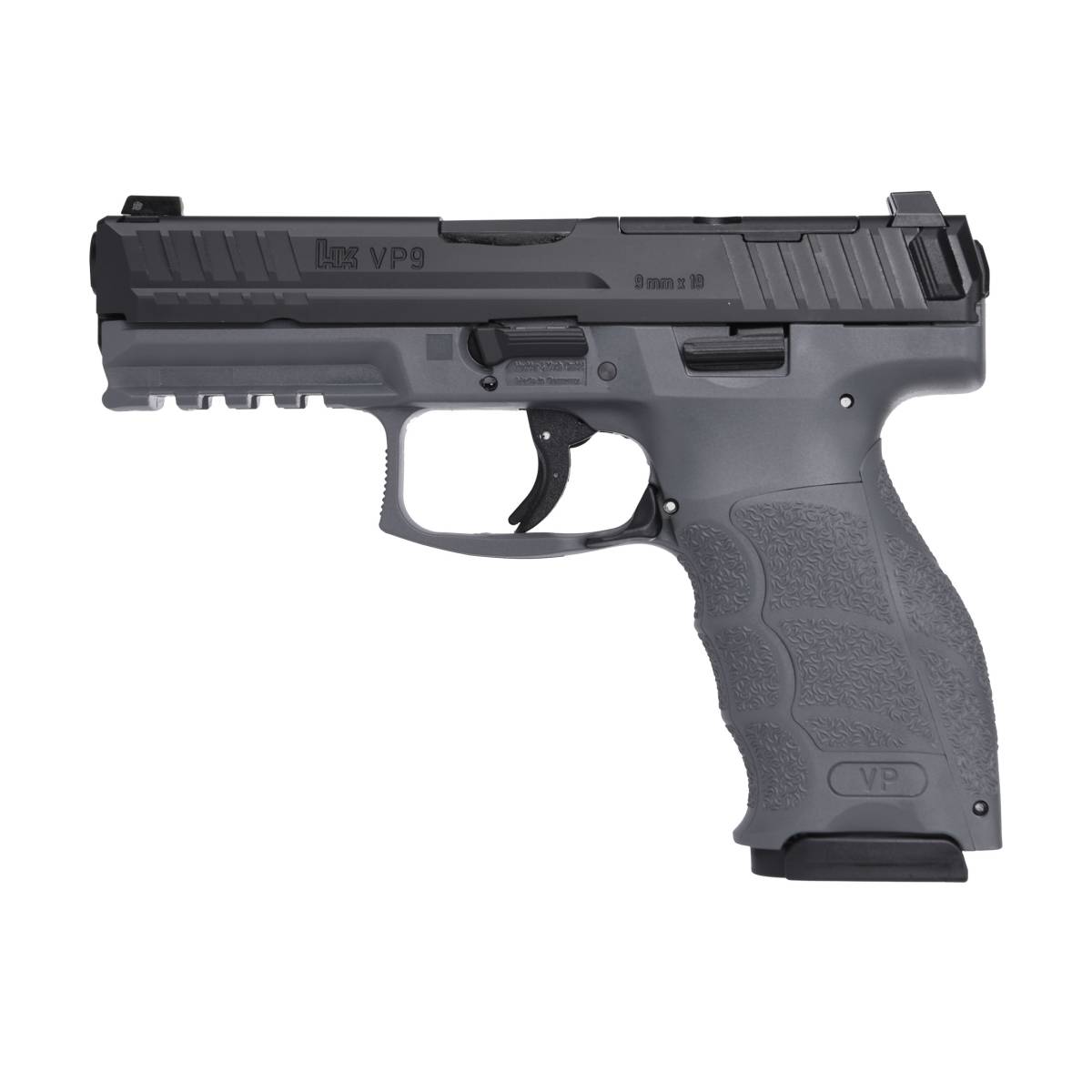 HK VP9 9MM OR 4.09 GREY 2 17RD - Semi Auto Pistols at GunBroker.com ...