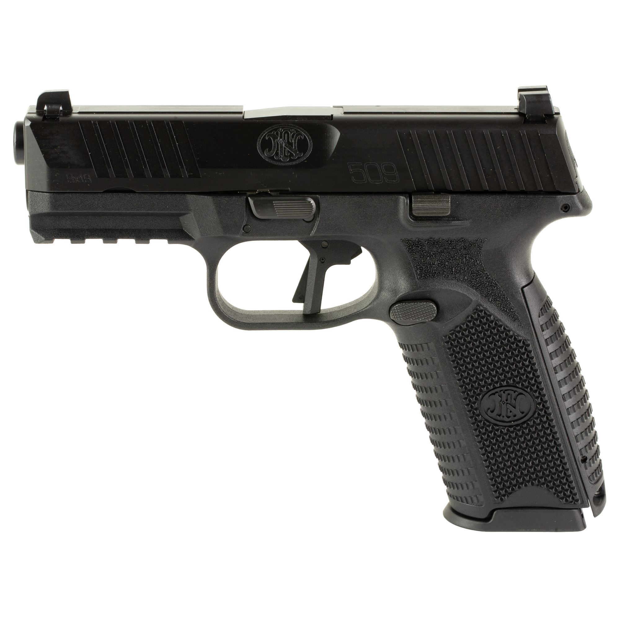 FN 509M 9MM 4” BLK 3-17RD NS | Black Market Arms