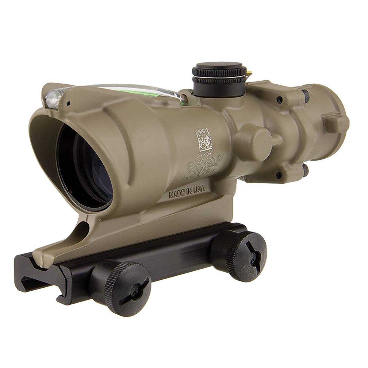 Trijicon TA31C100380 ACOG 4x32mm Crosshair Reticle FDE - Scopes at ...