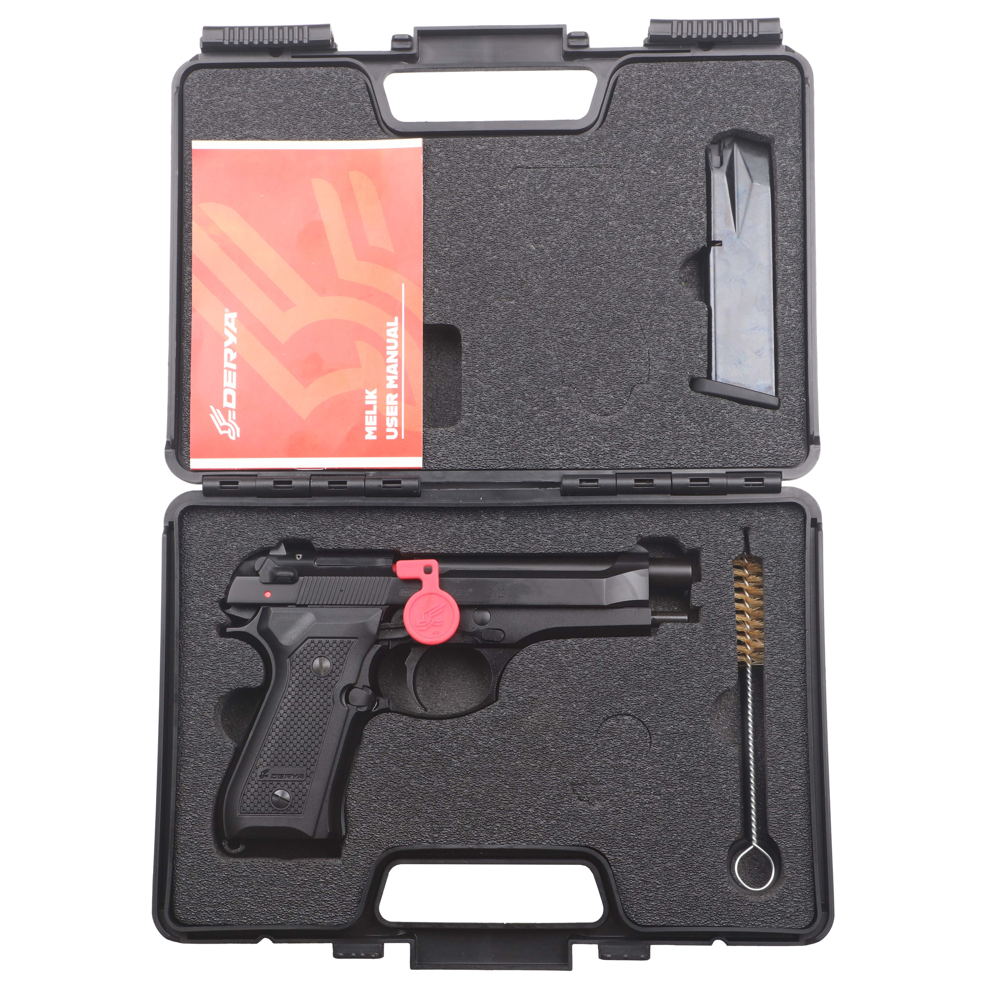 Derya Firearms MELIK9TR Melik 9mm Luger 17+1 4.90” Black Melonite Steel ...