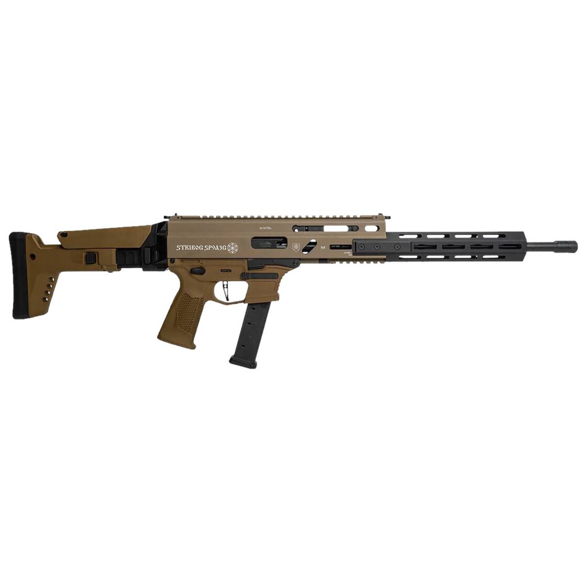 Grand Power 810091156483 Stribog SP9A3G 9mm Luger 16” Black Barrel ...