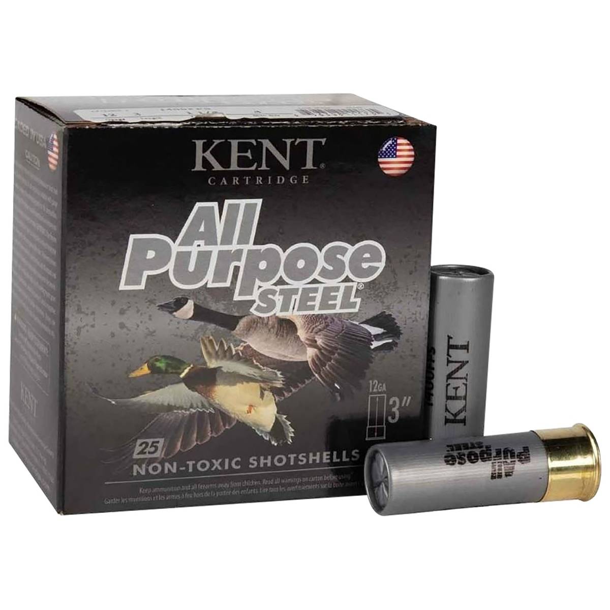Kent Cartridge AP123S36-4 12Gauge 3” 1 1/4oz 4Shot 25 Per Box/10 Case ...