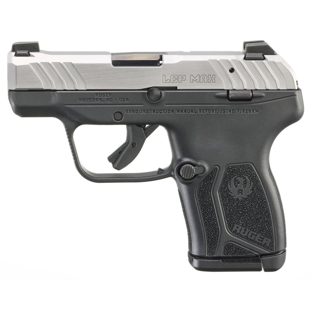 Ruger 13753 LCP Max Compact Frame 380 ACP 10+1 2.80” Black Stainless ...