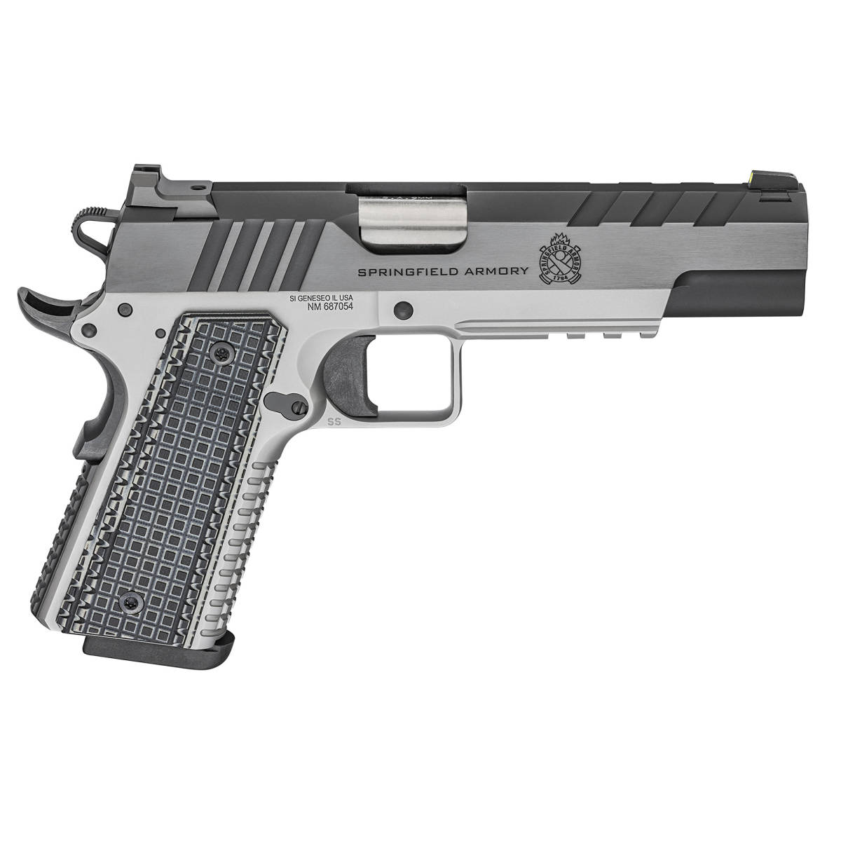 Springfield 1911 Emissary Stainless Black 9mm 2-9rd Mags 5in PX9219L ...