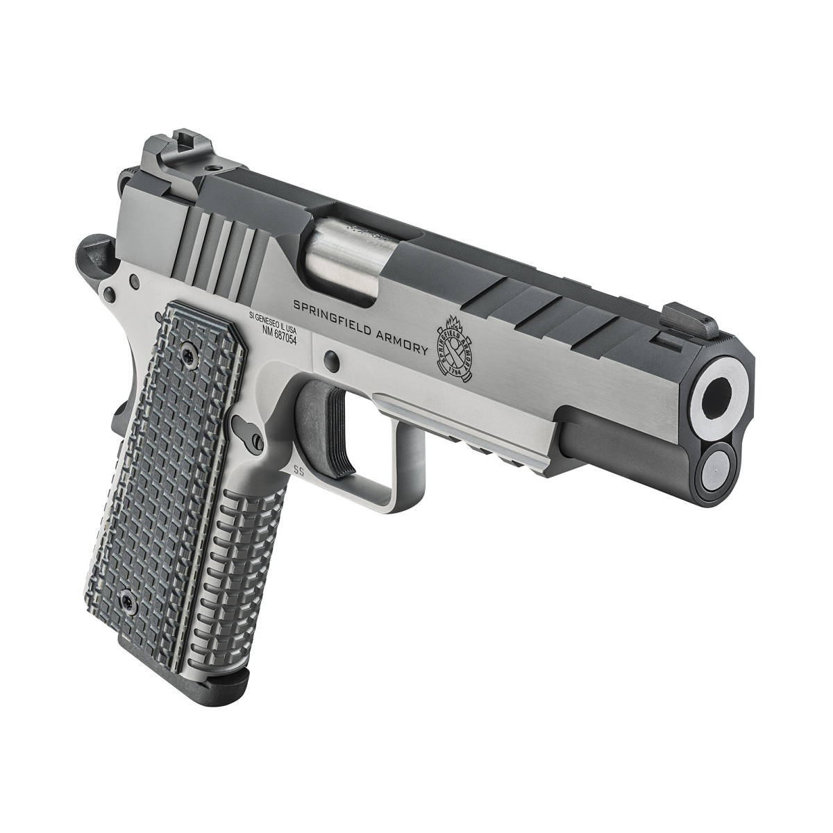 Springfield 1911 Emissary Stainless Black 9mm 2-9rd Mags 5in PX9219L ...