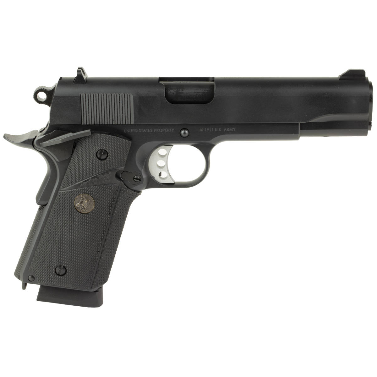 MAC 10100575 1911 Meusoc Full Size Frame 45 ACP 8+1 5” Black Target ...