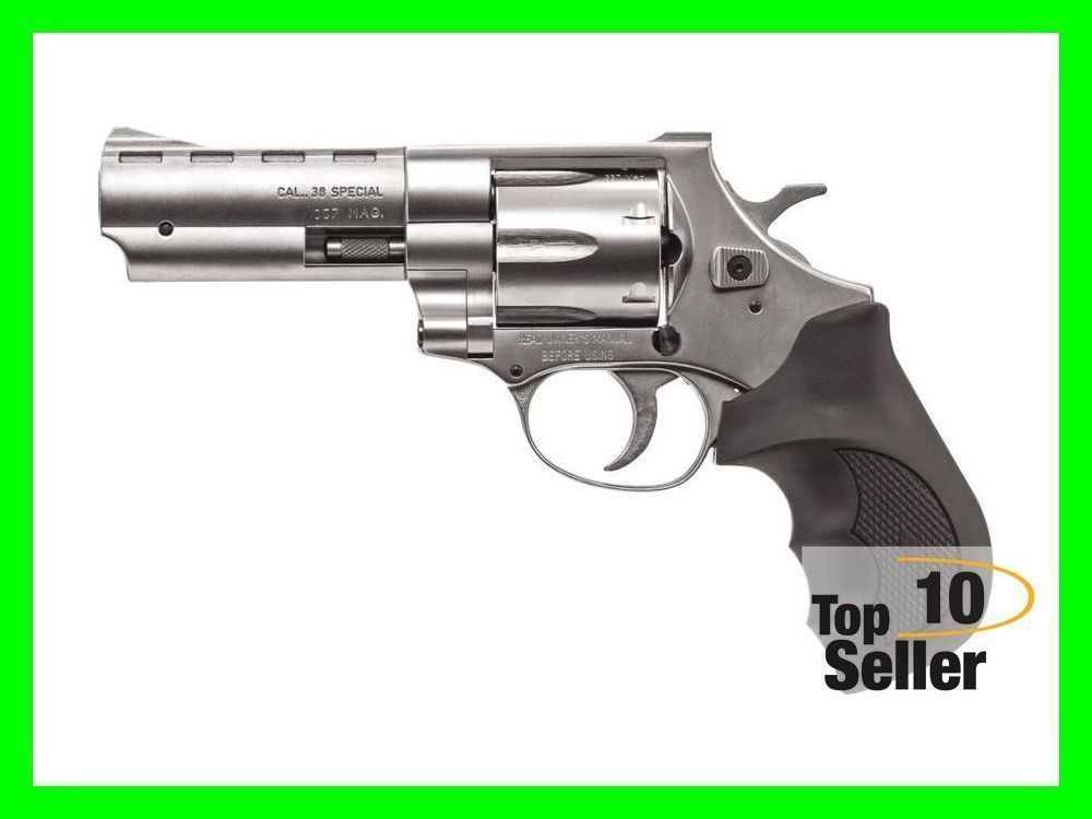EAA Weihrauch Windicator 357 Mag 6rd 4” Nickel Steel Black Rubber Grip - Revolvers at GunBroker ...