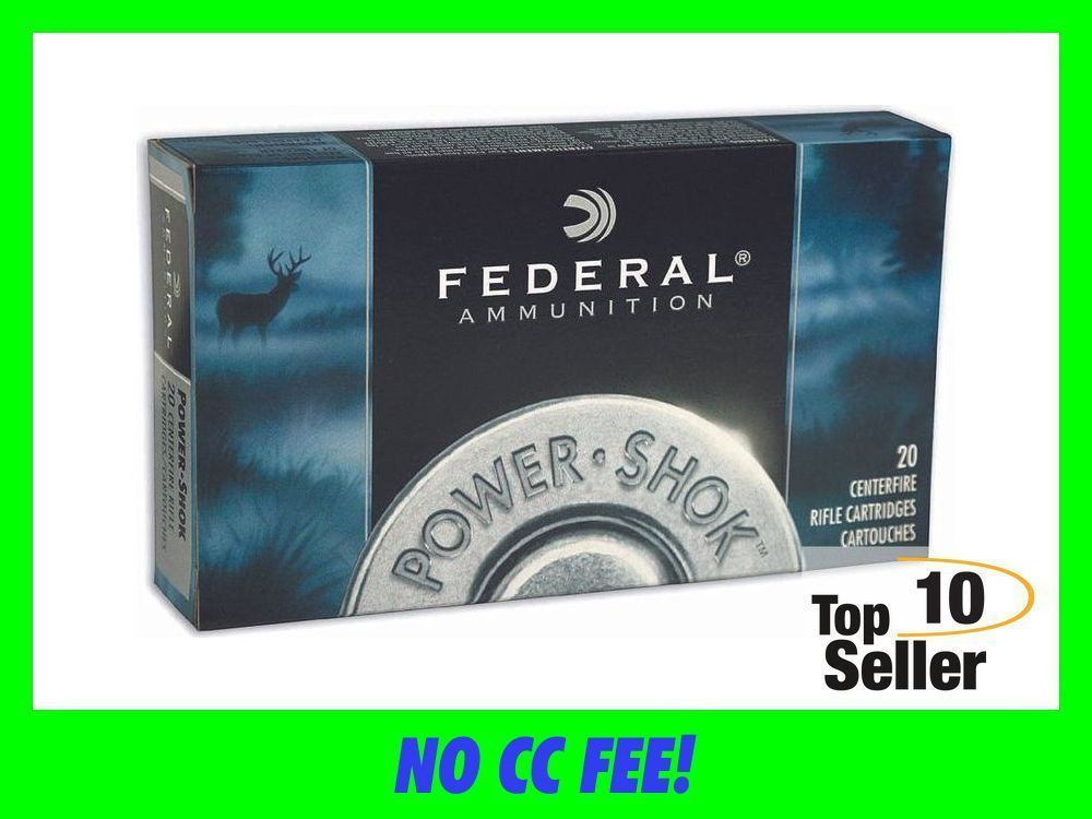 Federal 30CA Power-Shok 30 Carbine 110 gr Jacketed Soft Point (JSP) 20 ...