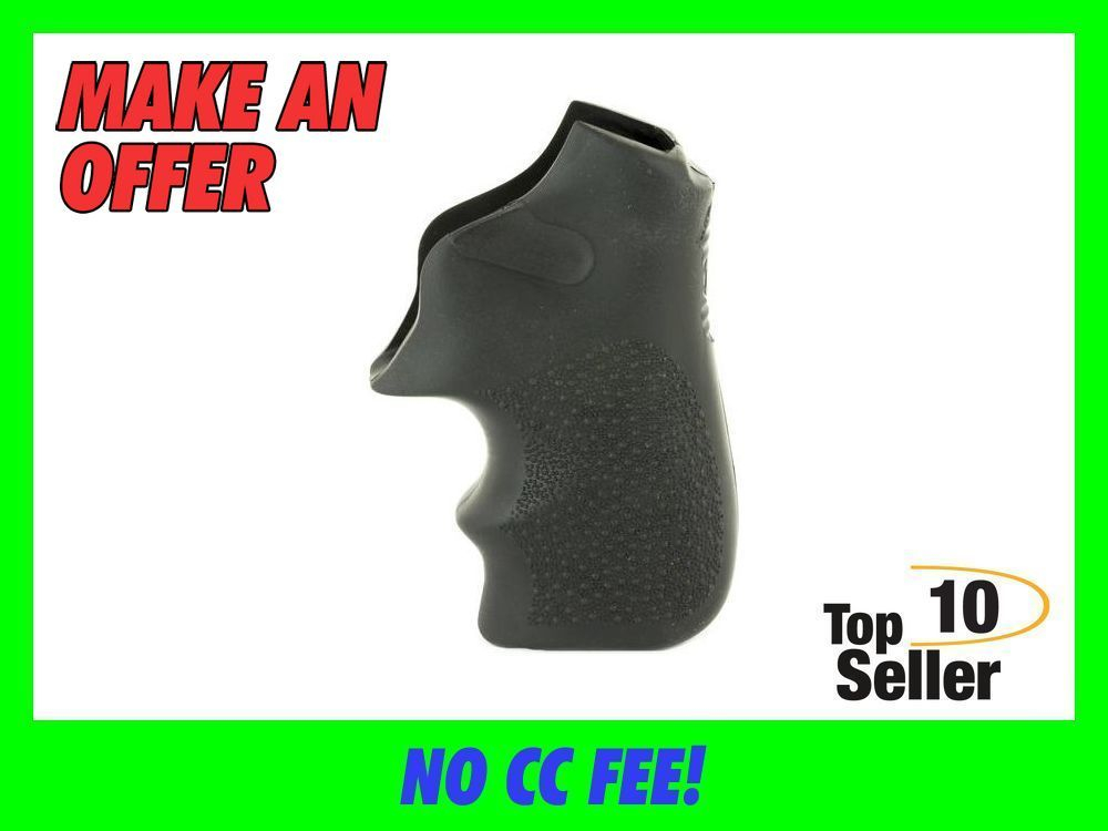 Hogue 78020 Tamer Cushion Black Rubber Grip with Finger Grooves for ...