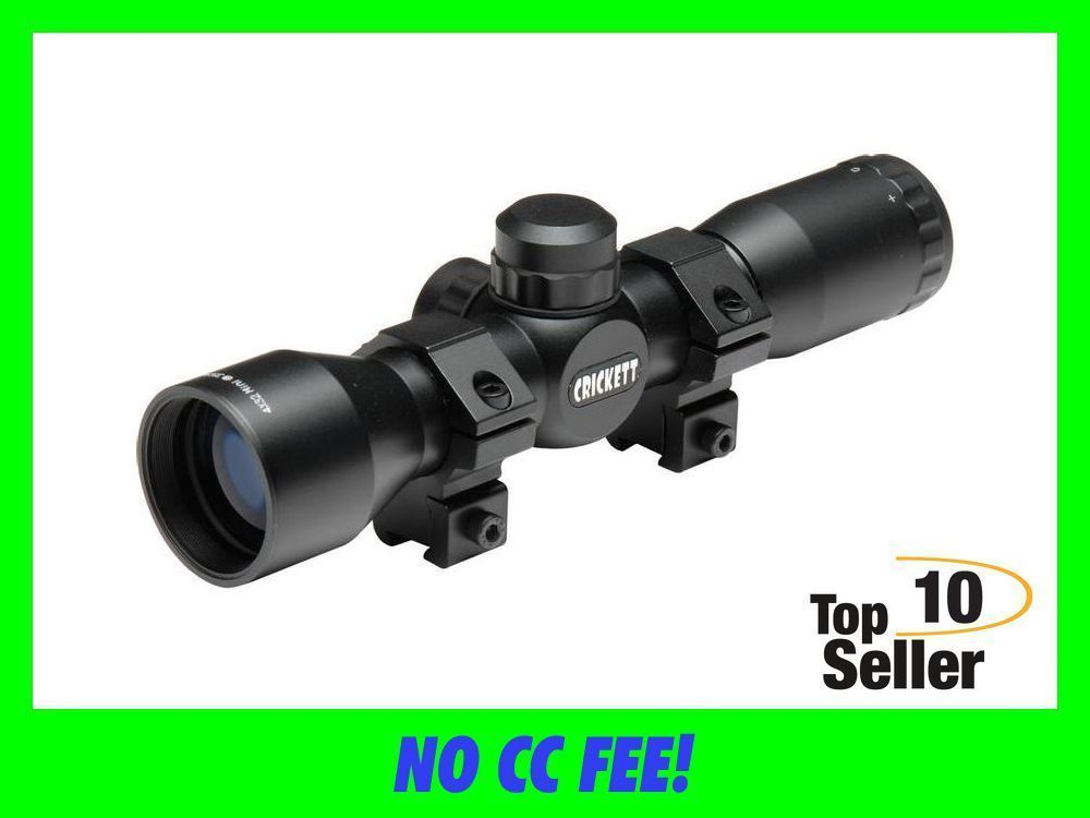 Crickett KSA054 Quick Focus Black 4x32mm 1” Tube Mil-Dot Reticle - Gun ...