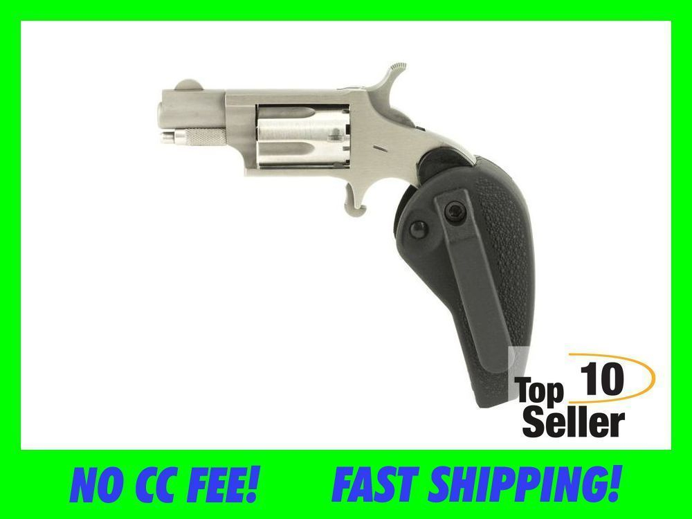 North American NAA 22 LR Holster Grip 5 Shot 1 1/8” MINI REVOLVER 22LR ...