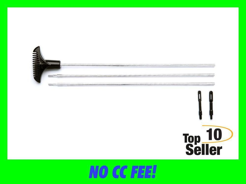 Hoppe’s 3PU Rifle Cleaning Rod Multi-Caliber 34.50” w/ Swivel Handle ...