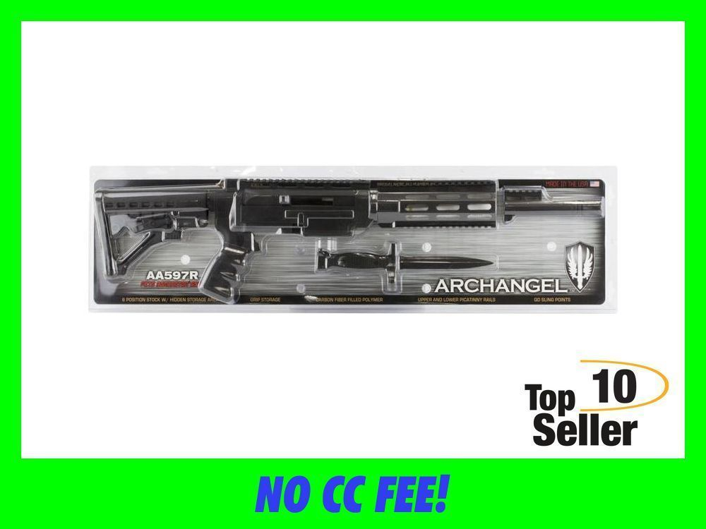 Archangel AA597R AR-15 Style Conversion Stock Black Synthetic 6 ...