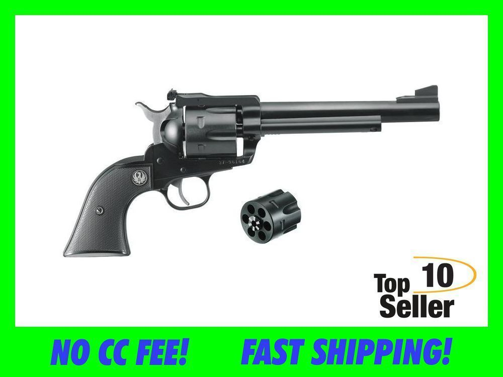 Ruger New Model Blackhawk Convertible Blued 357 Mag & 9mm 6.5in 6 Shot ...