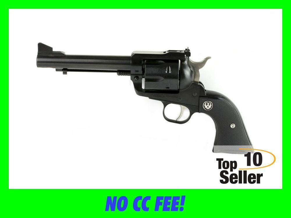 Ruger 0465 Blackhawk Blued 45 Colt 5.50" 6 Round Black Rubber Grip ...