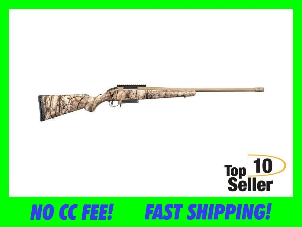 Ruger American 308 Win Go Wild Camo 308Win GoWild Bolt Action - Bolt ...
