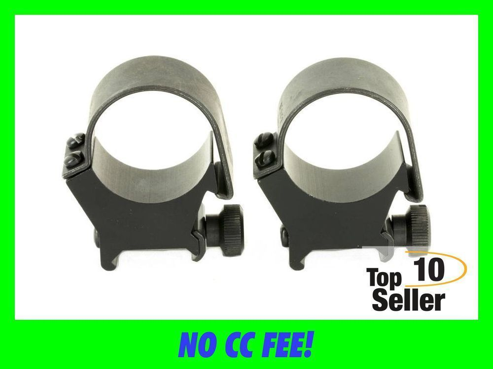Weaver Mounts 49120 Detachable Top Mount Rings Matte Black 30mm High ...