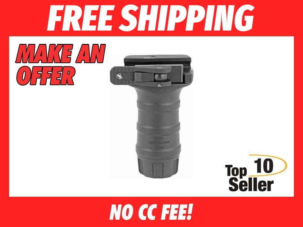 TANGO DWN QD SHORT VERTICAL GRP BLK - Pistol Grips at GunBroker.com ...