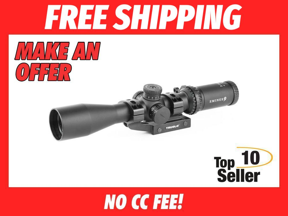 TruGlo TG-8539TLR Eminus Black Anodized 3-9x42mm 30mm Tube Dual ...