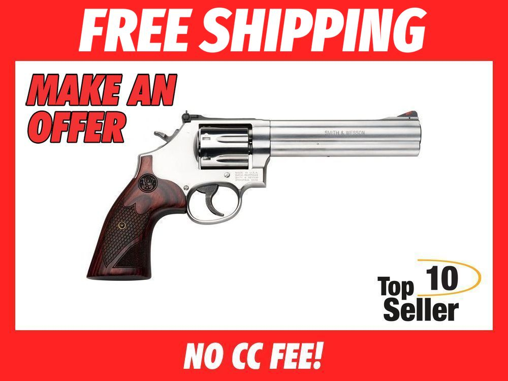 Smith Wesson 686 Deluxe Revolver Stainless 357 Mag 7 Shot 6In 150712 ...