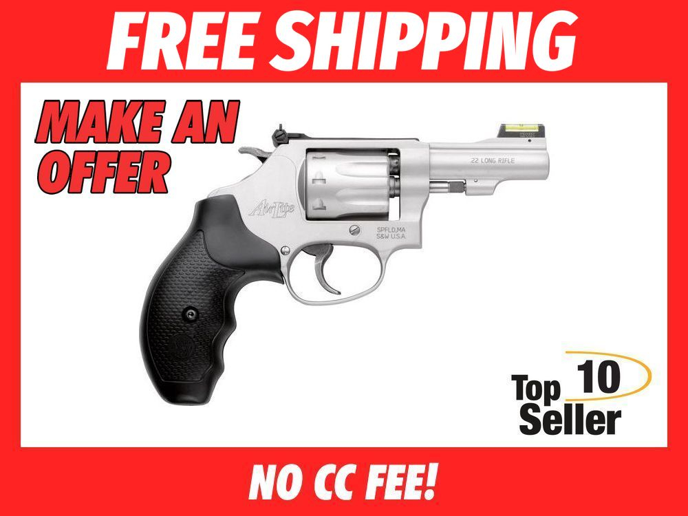 Smith & Wesson 160221 Model 317 Kit Gun 22 LR 8 Shot 3” Stainless ...