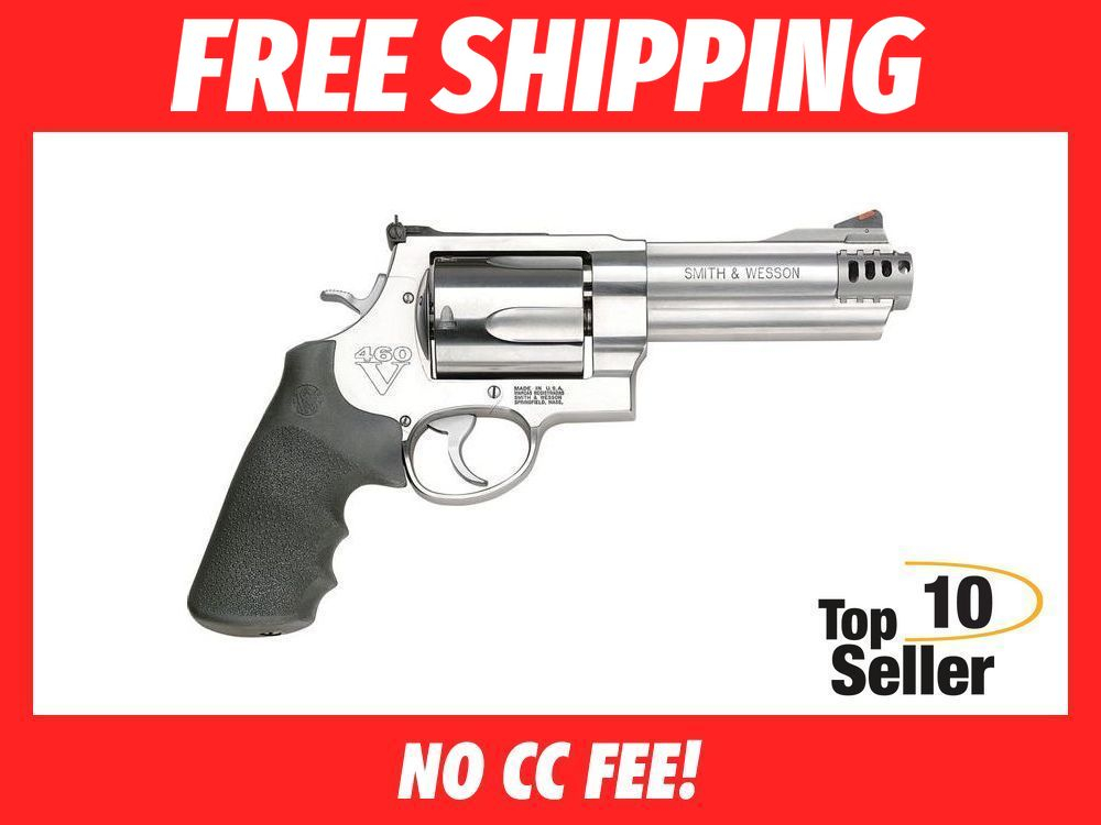 Smith & Wesson 163465 460 S&W Mag 5 Round 5" Stainless Steel Black ...