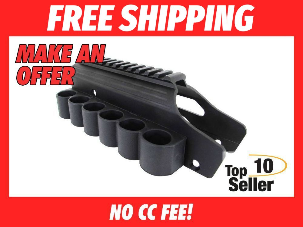 TacStar 1081029 SideSaddle Rail Mount Mossberg 500/590 12 Gauge 6rds ...