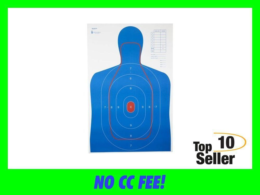 Action Target RCB27EQ100 Qualification B-27E & FBI Q Combo Silhouette ...
