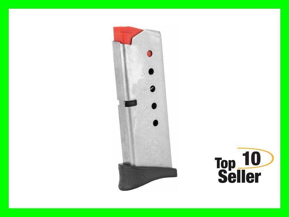 SMITH WESSON BODYGUARD 380 ACP MAG 6RD STS MAGAZINE 380ACP CLIP ...