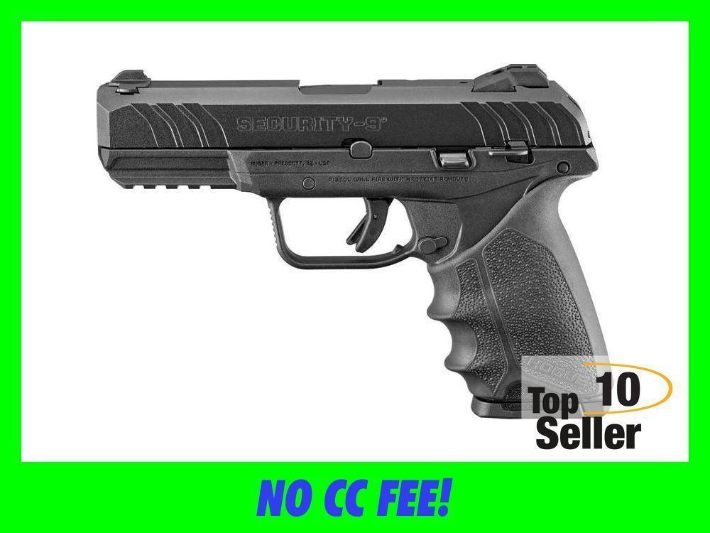 Ruger 3819 Security-9 9mm Luger 4” Barrel 10+1, Black Polymer Frame ...