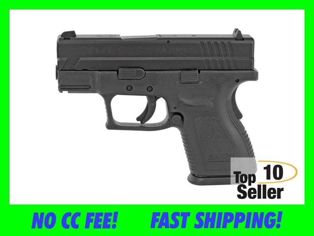 SPRINGFIELD XD SUB-COMPACT DEFENDER 9MM PISTOL 13+1 BLACK 3" XDD9801HC ...