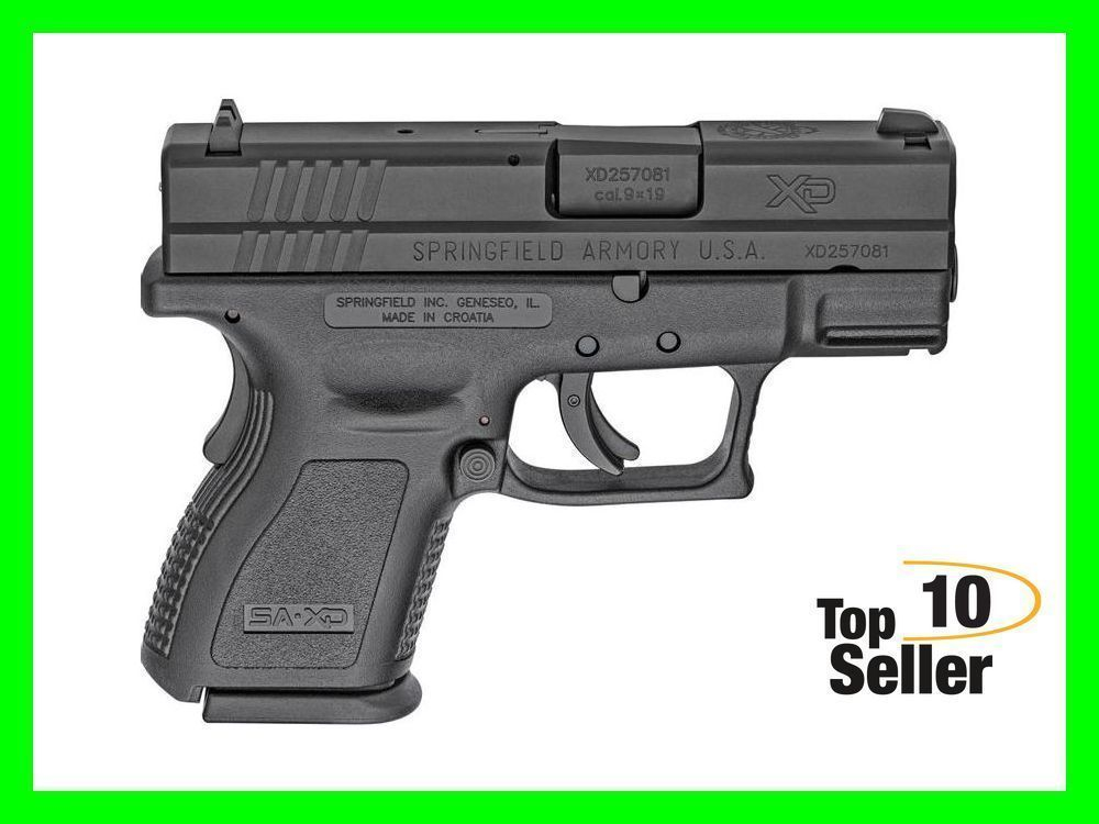 SPRINGFIELD XD-9 DEFENDER SUBCOMPACT XD9 PISTOL 9MM 3” XD-9 COMPACT 9MM ...