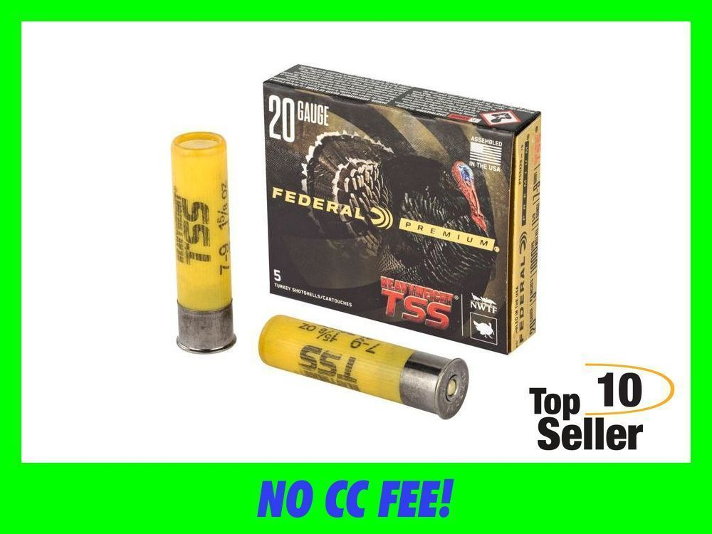 Federal PTSSX295F79 Premium Heavyweight TSS 20 Gauge 3” 1 5/8 oz 7,9 ...