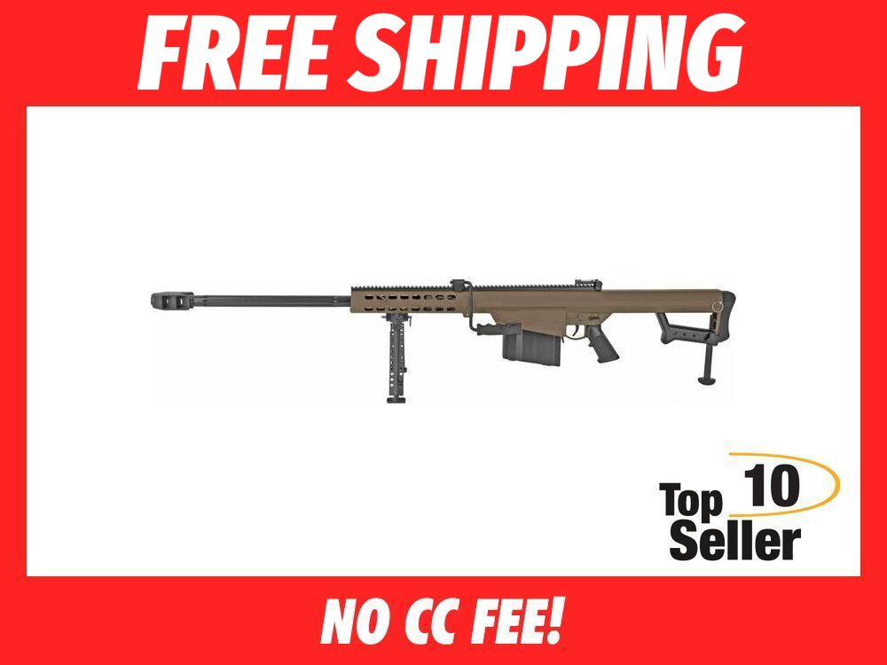 Barrett 14031 M-82A1 M82 82 A1 50Cal 50 BMG 50BMG 29" FDE - Semi Auto ...