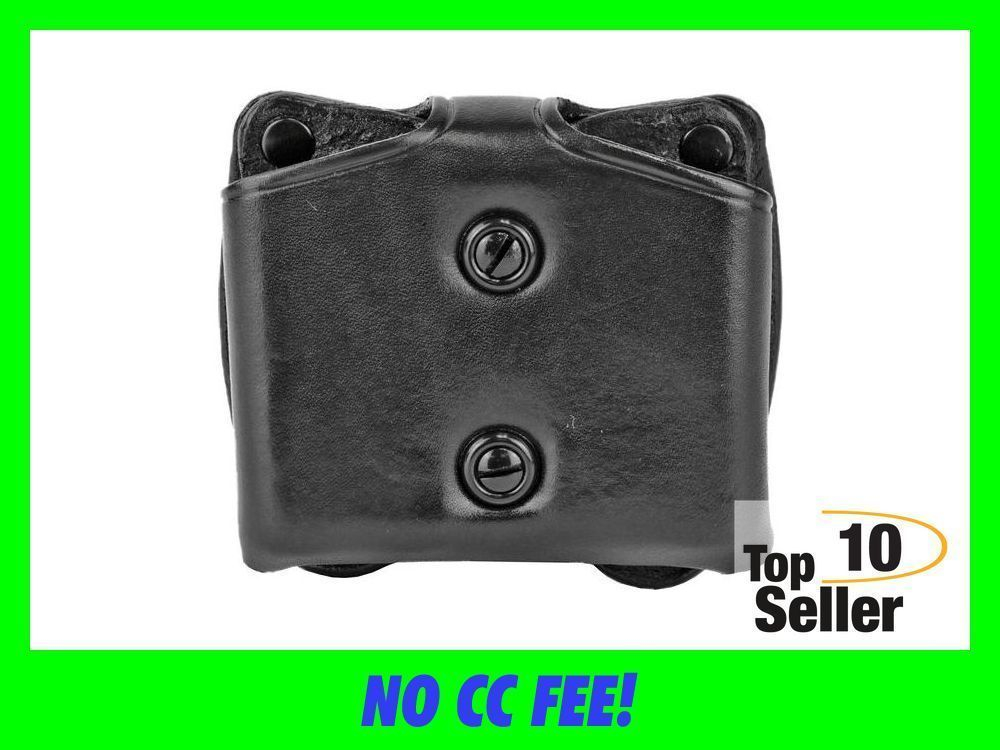 Galco CDM26B CDM Mag Carrier Double Black Leather Belt Loop Belts ...