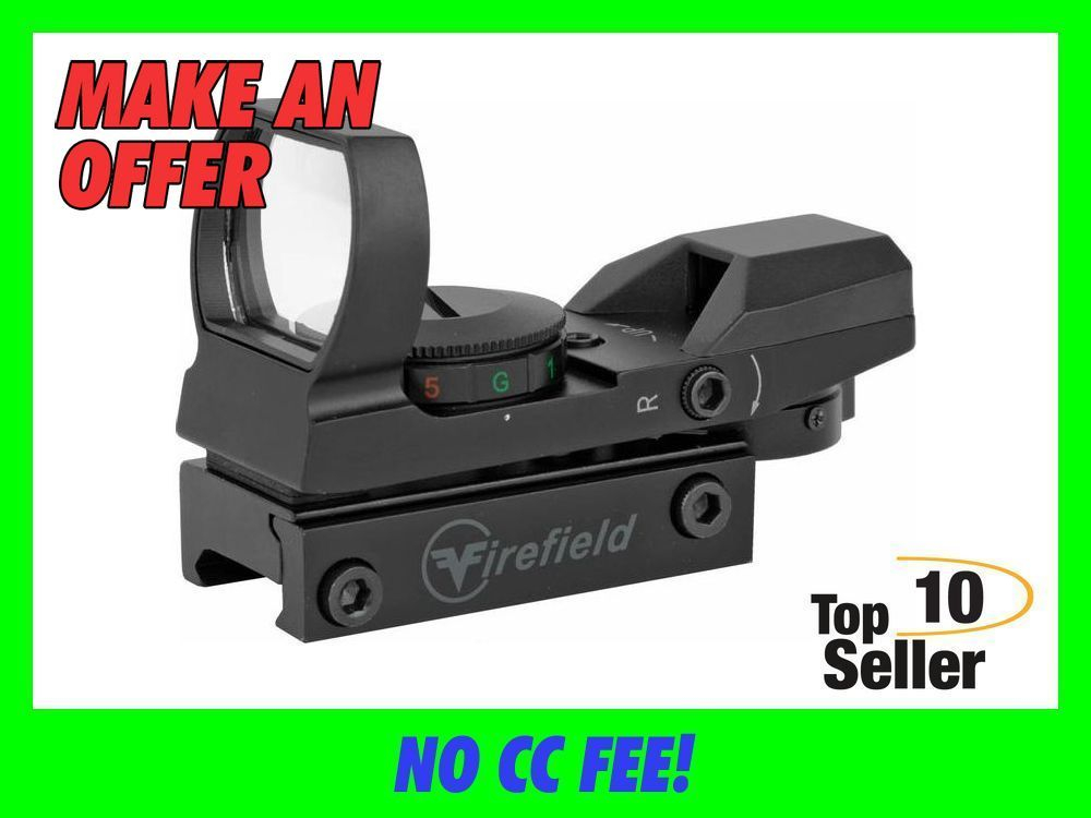 Firefield FF13004 Multi Red & Green Reflex Sight Black 1x 33 mm x 24 1 ...