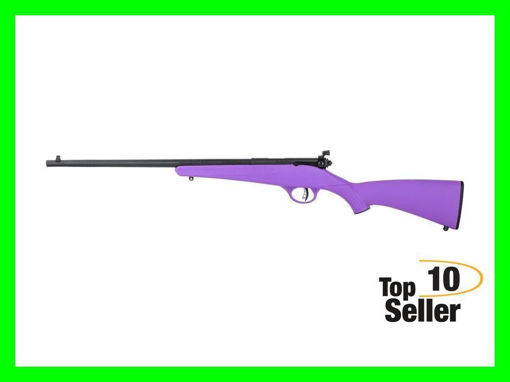 Savage Rascal Youth Single Shot 22 LR Rifle 22LR PURPLE - Bolt Action ...