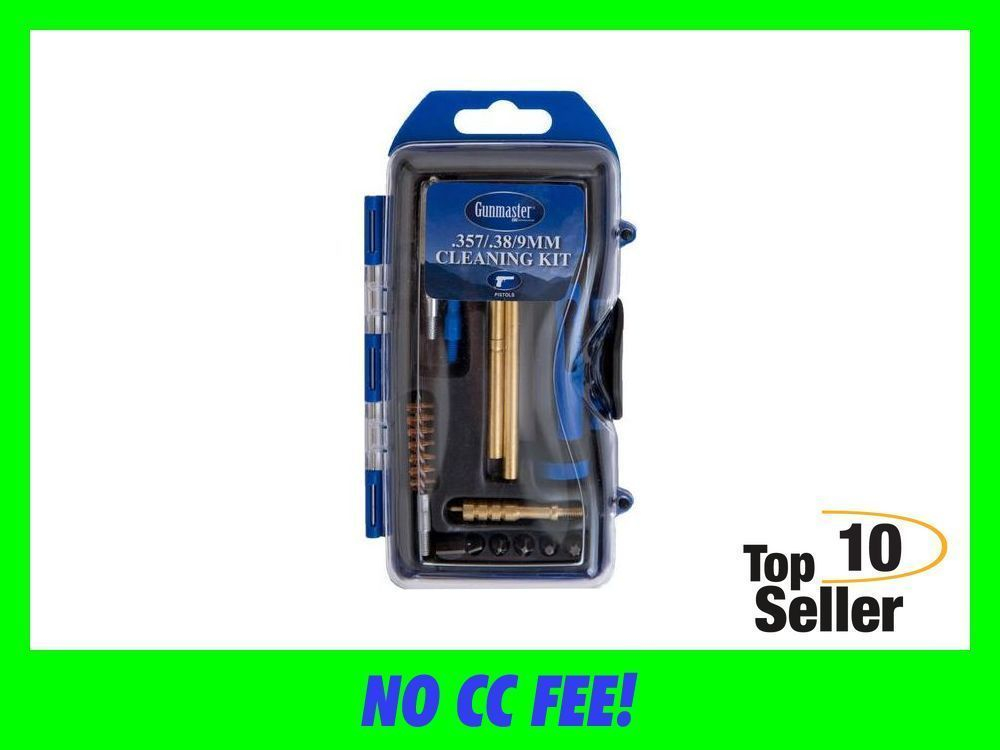DAC GM9P GunMaster Cleaning Kit 9mm & 38 Cal Pistol/14 Pieces Black ...