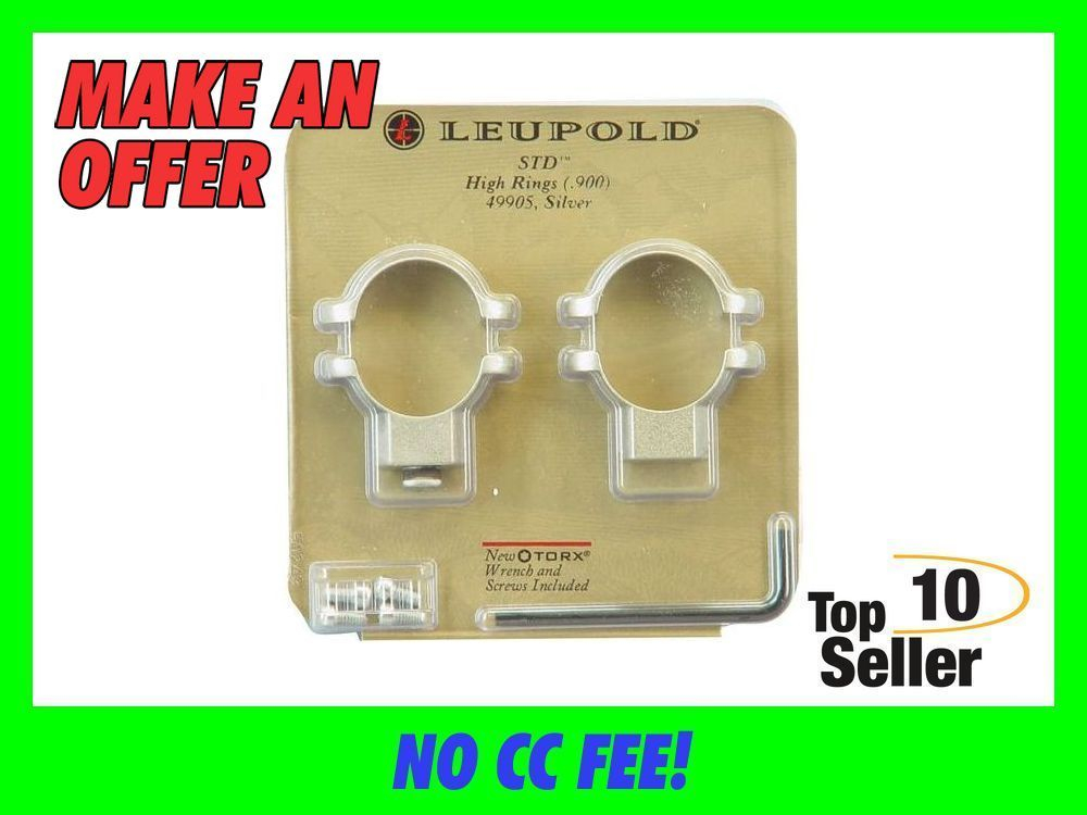 Leupold 49905 Standard Silver 1” High - Scope Accessories & Scope Parts ...