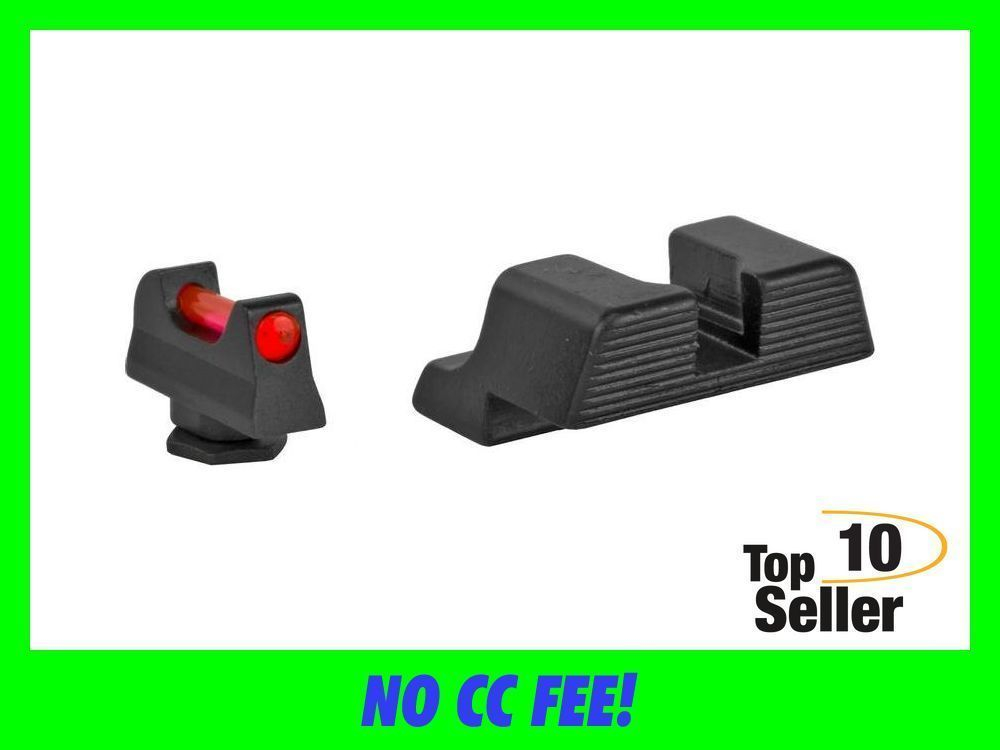 Trijicon 601029 Fiber Sights Red/Fiber Optic Front Sight-Black/Blank ...
