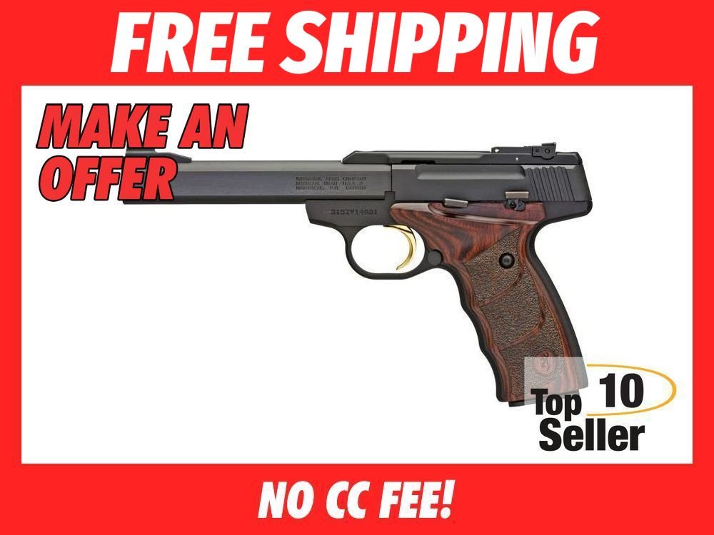 Browning 051429490 Buck Mark Plus *CA Compliant 22 LR 10+1 5.50” Slab ...
