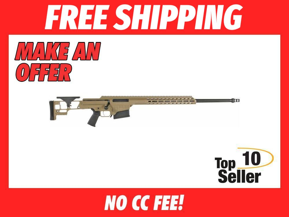 Barrett 18503 MRAD 338 Lapua Mag 26” 10+1 Flat Dark Earth Cerakote ...