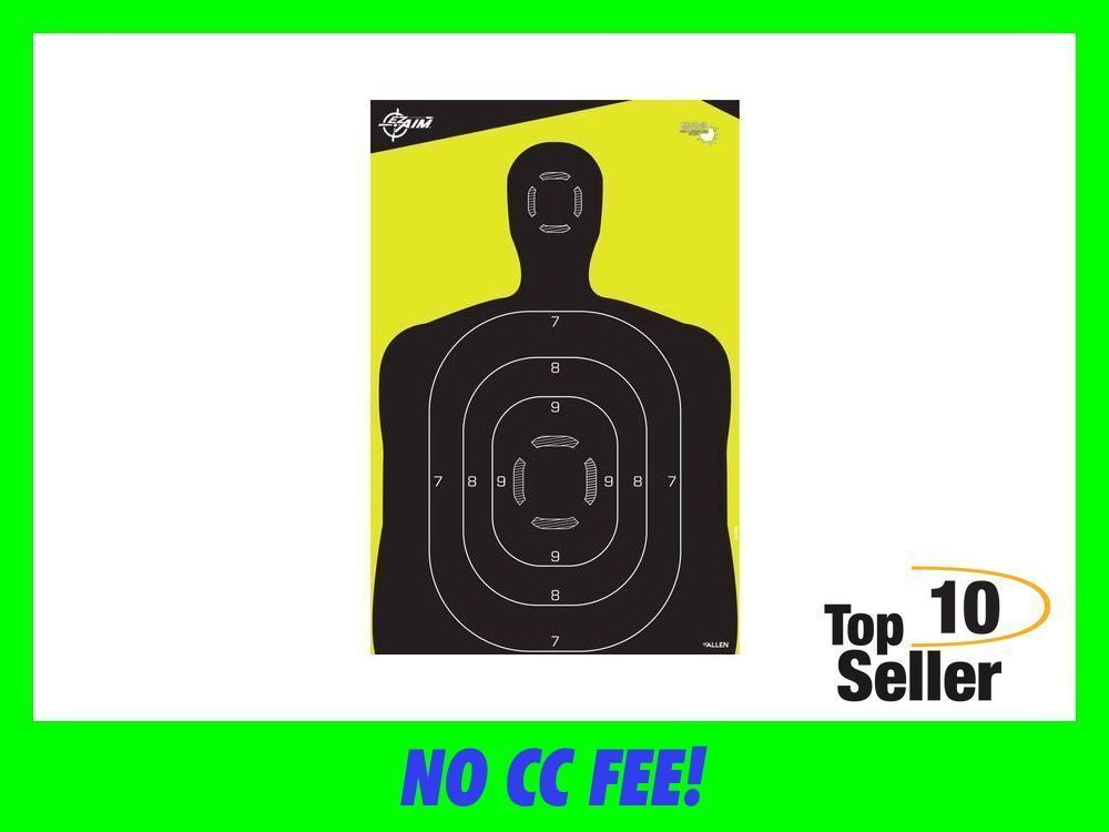 EZ-Aim 15330 Splash Reactive Target Silhouette Paper Hanging 12” x ...
