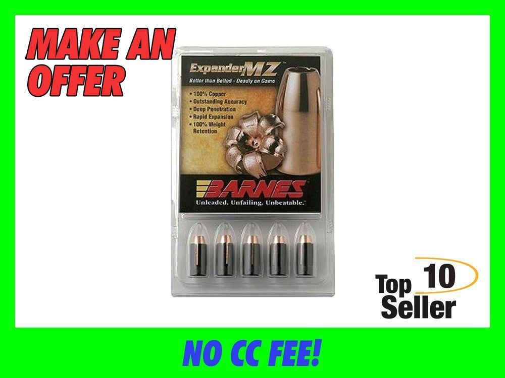 Barnes Bullets 30564 Expander MZ Muzzleloader 50 ExpanderMZ Hollow ...