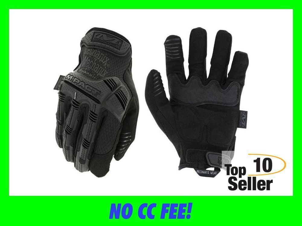 Mechanix Wear MPT-55-009 M-Pact Covert Black Synthetic Leather/Armortex ...