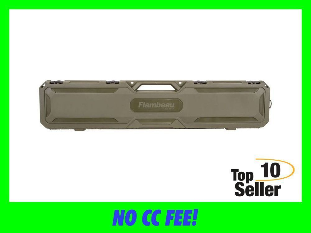 Flambeau 6464FC Safe Shot Field Olive Rifle/Shotgun Gun Case Polymer ...
