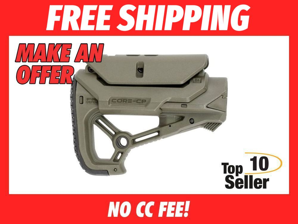FAB Defense FXGLCORECPG GL-Core CP Buttstock for AR-15/ M4 w/Adjustable ...